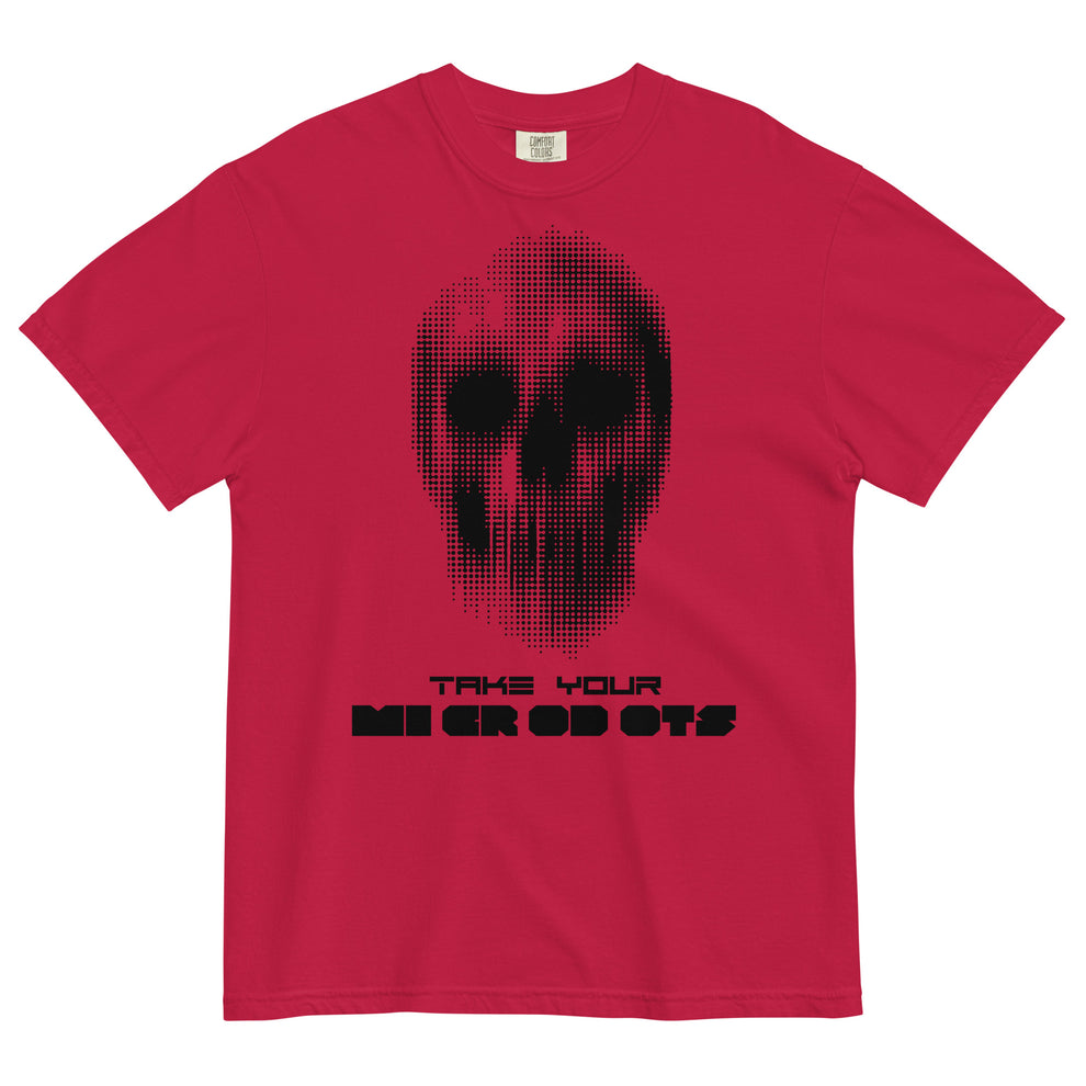 Take Your Microdots - Dark Print Unisex garment-dyed heavyweight t-shi ...